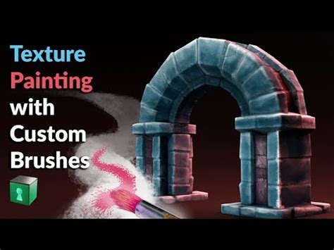 Texture Painting With Custom Brushes Blender Secrets