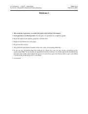 CS Midterm SP Pdf U C Berkeley CS Algorithms Lecturers Alessandro Chiesa And