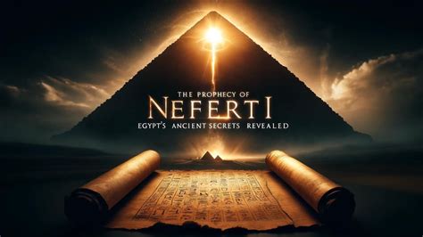 The Prophecy Of Neferti Egypts Ancient Secrets Revealed Youtube