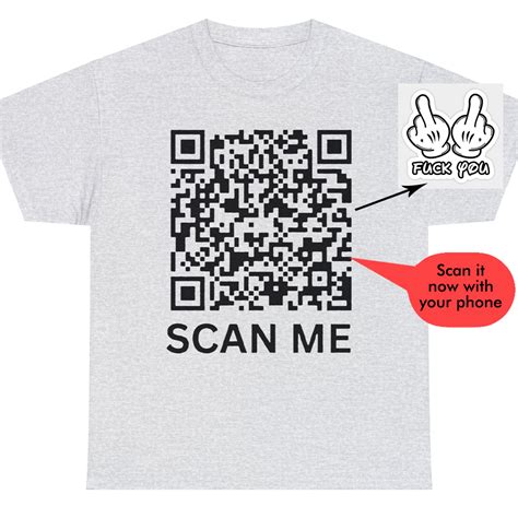 Rare Fuck You Qr Code Shirt Tokopyramid