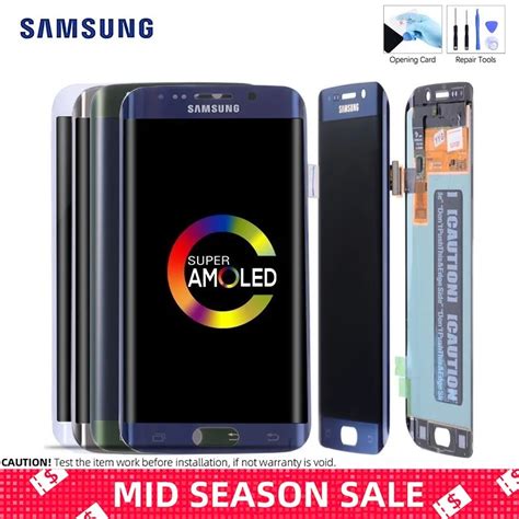Original Amoled Screen For Samsung S Edge Lcd Display Galaxy S Edge Lcd S Edge G