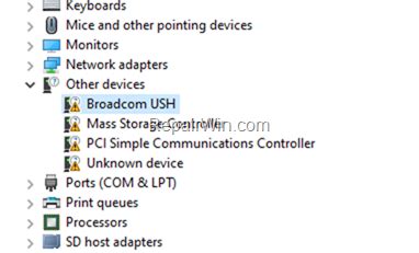如何在 Windows 10 上查找未知设备的驱动程序