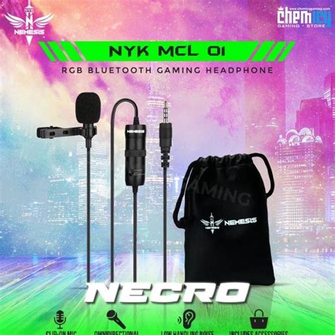 Jual Nyk Mcl 01 Necro Clip On Microphone Shopee Indonesia