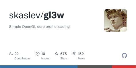 Github Skaslevgl3w Simple Opengl Core Profile Loading