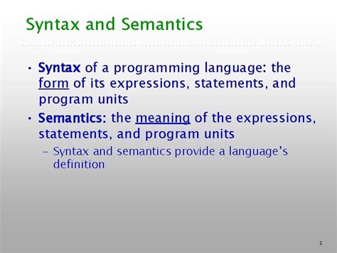 Chapter 3 Describing Syntax And Semantics Isbn 0