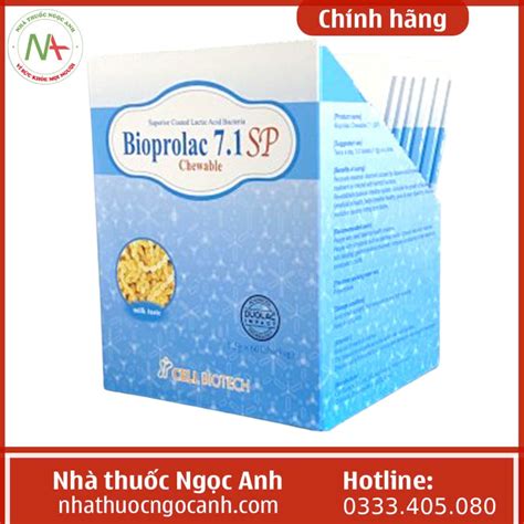 Bioprolac Chewable 7 1 Sp Là Thuốc Gì Tác Dụng Gì Giá Bao Nhiêu