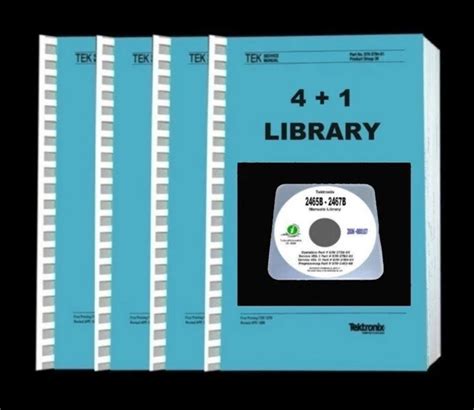 Tektronix 2465b 2467b Paper Manuals Library 4 1 Service Operator Options Gpib Eur 203 48