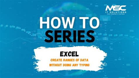 How To Create Sequential Numbers In Excel Msc It Solutions Posted On The Topic Linkedin