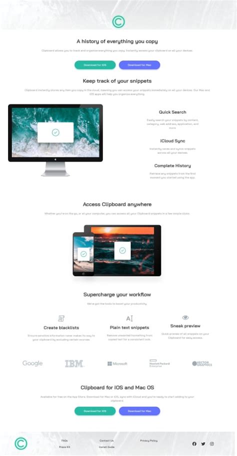 Frontend Mentor Responsive Clipboard Landing Page In Basic Css Coding Challenge Solution