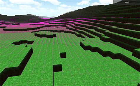 Voxel Game Mesh Generation Textures Messing Up Unity Forum