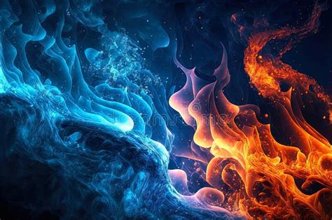 Abstract Fractal Patterns And Shapes Background Generative Ai Stock Illustration