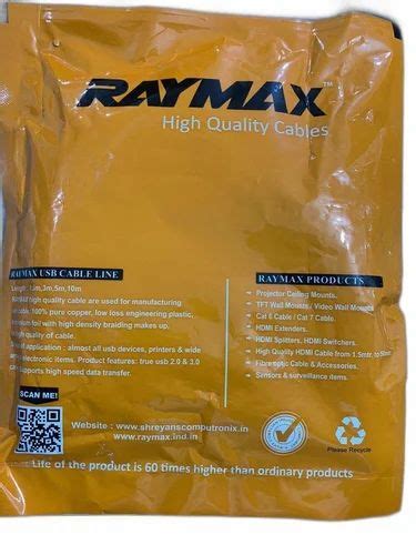 Usb A To B Pvc Printer Cable Cable Size 15m Length At Rs 150piece