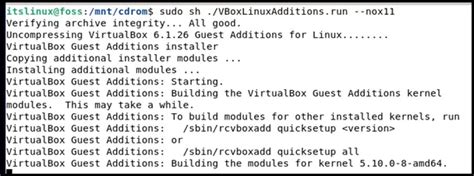 How To Install Virtualbox Guest Additions On Debian Its Linux Foss