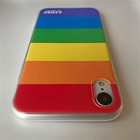 Gay Pride Rainbow Phone Cover Case Lgbtq Horizontal Strip Etsy