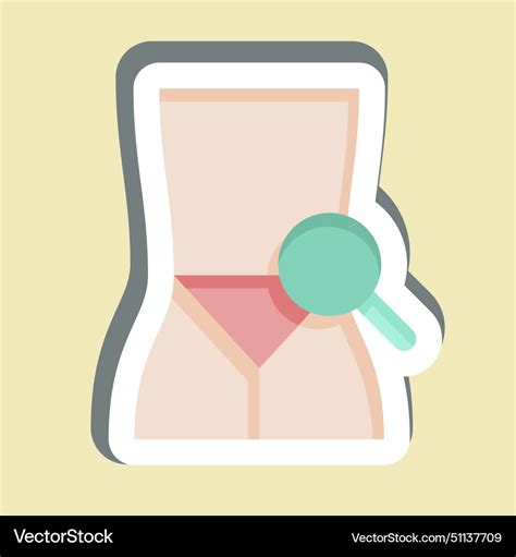 Sticker Ymptom Check Related To Medical Royalty Free Vector