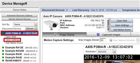 how to rename an axis camera in device manager avtech