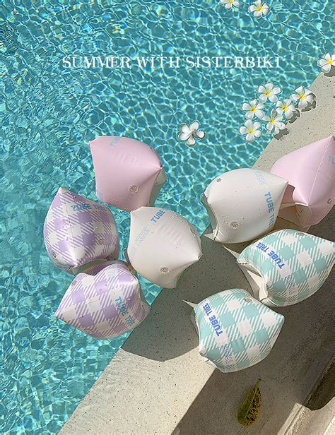 언니비키 워터 암튜브 물놀이 워터파크 비키니 래쉬가드 수영장 성인 튜브 암링 해먹