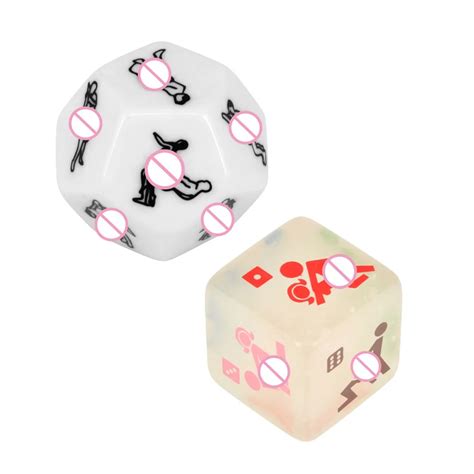 2pcs Upscale Romantic Fun Adult Dice Board Game Sex Action Dice For Couples Erotic Novelty T