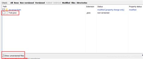 Svn协同开发时忽略本地配置文件的上传non Versioned Csdn博客