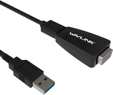 WAVLINK USB To VGA Adapter USB 3 0 2 0 To VGA Adapter 1080P Video Multi Display Converter