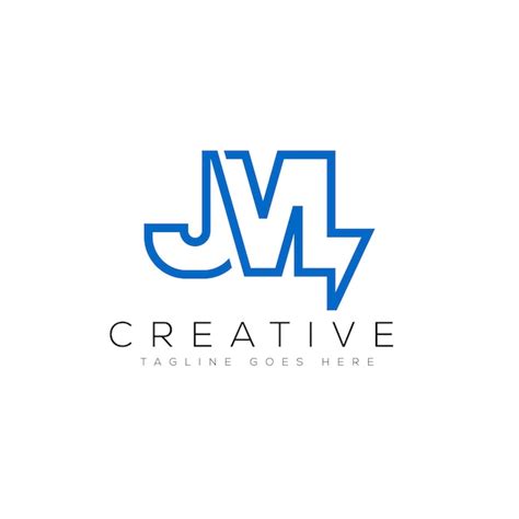 Ilustraci N De Vector De Plantilla De Dise O De Logotipo De Letra Jm Vector Premium