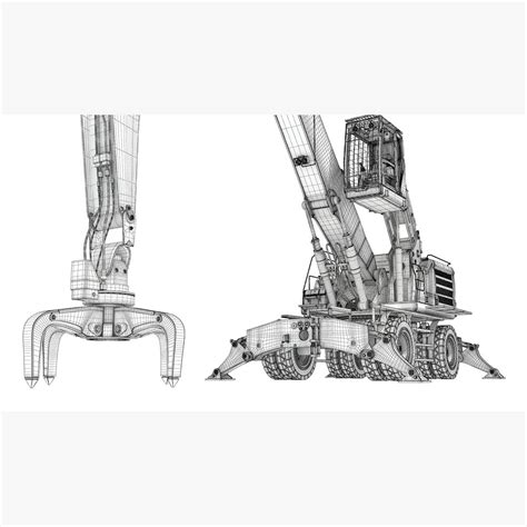 Material Handler Modelo 3d Descargar Tractores On