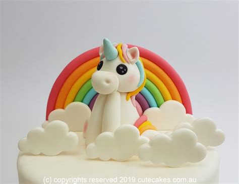 Unicorn Pooping Rainbows Cake