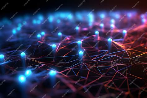 Premium Ai Image Abstract Tech Background Of Cyber Big Data Flow