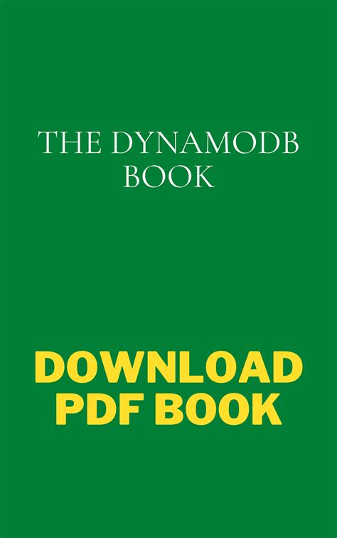 The Dynamodb Book The “dynamodb Book” Is A Fully Managed By Amazing