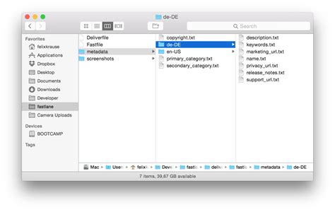 appstore fastlane docs