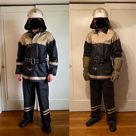 Soviet Rubberized Firefighter Suit Character Outfits Tactical Wear