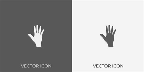 모바일 소프트웨어 및 응용 프로그램에 대한 손의 빛과 어두운 회색 아이콘 10 공유 개념에 대한 스톡 벡터 아트 및 기타 이미지