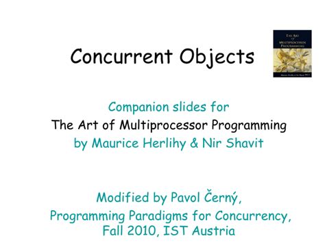 Art Of Multiprocessor Programming