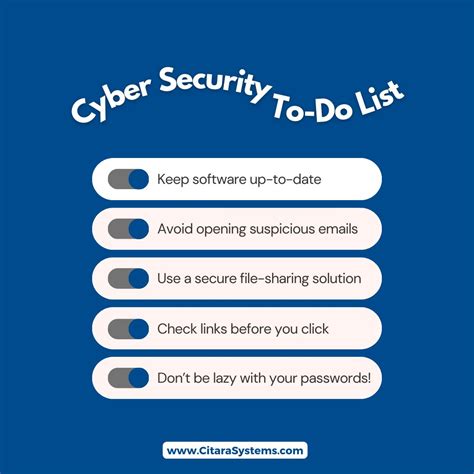 Security Teamwork Cybersecurity Todolist Entrepreneur Businessowner Citarasystems