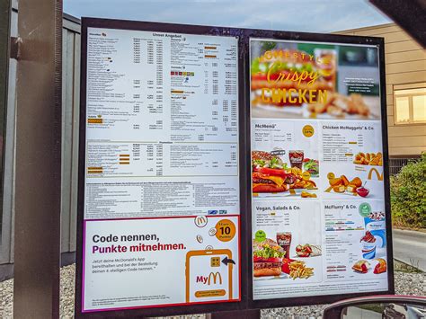 Mcdonald39s Menu Prices Bestellen Bij Mcdonalds Spaklerweg In