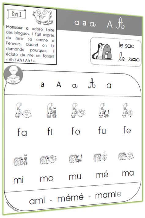 Fiches De Sons Méthode Taoki Lutin Bazar
