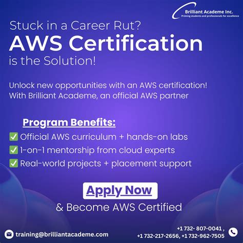 Brilliant Academe Inc On Linkedin Awscertification Brilliantacademe Careerupgrade