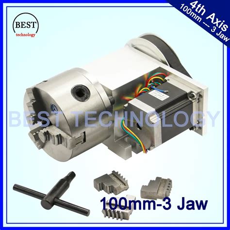 Mm CNC Th Axis CNC Dividing Head Rotation Axis A Axis Kit Nema For Mini CNC Router
