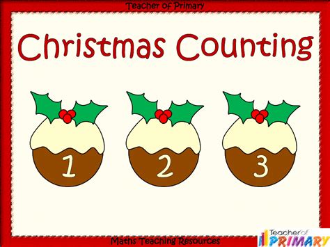 Christmas Counting Powerpoint Maths Counting