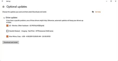 Windows 10 Optional Driver Updates Album On Imgur