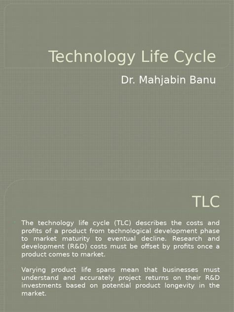L 2 Technology Life Cycle Pdf