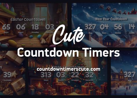 Cute Countdown Timers
