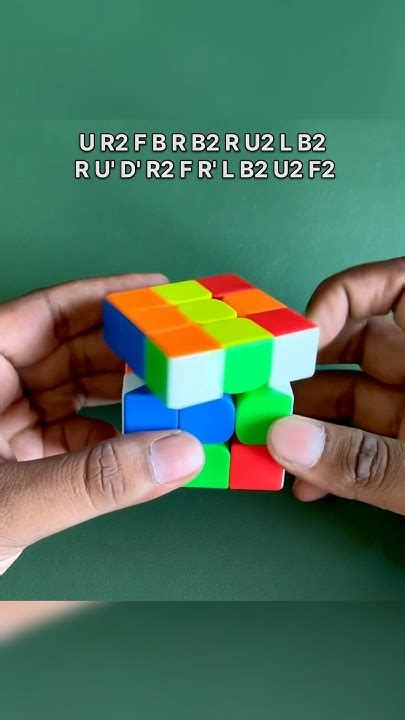 How To Solve A Rubiks Cube Superflip Pattern 🤩 Shorts Youtube