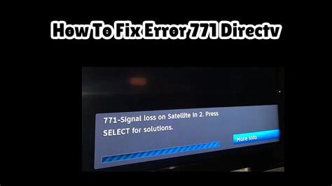 How To Fix Error 771 Directv Fix Directv Reception Problems Izoate How To Fix Error 771 Directv Fix Directv Reception Problems Izoate
