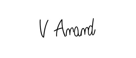 88 V Anand Name Signature Style Ideas Fine Esignature