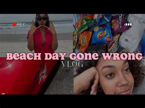 Beach Day Gone Wrong🚨😭 Vlog Youtube