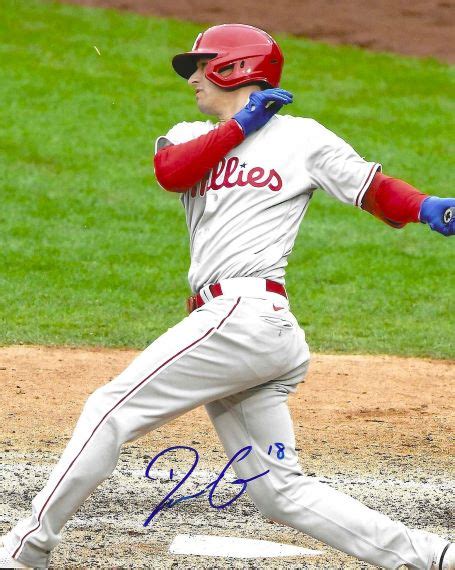 Autographed Dalton Guthrie 8x10 Philadelphia Phillies Photo Main Line Autographs