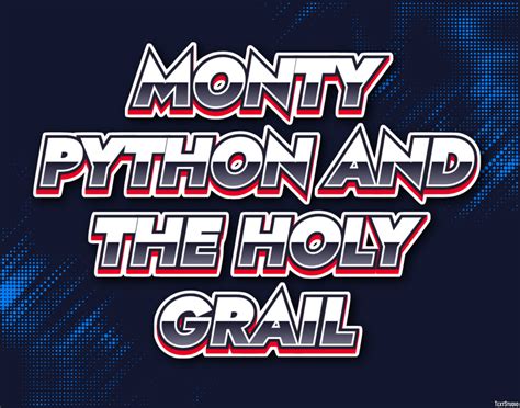Monty Python And The Holy Grail Text Effect And Logo Design Movie