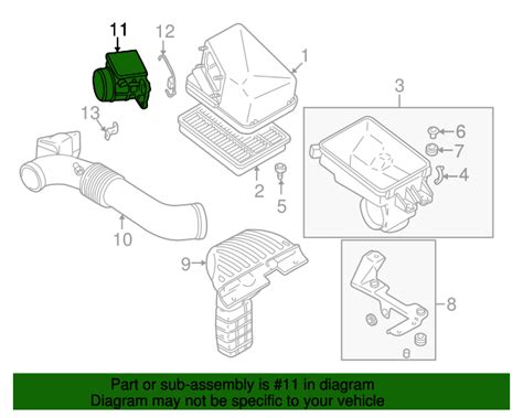 1999-2005 Mitsubishi Mass Air Flow Sensor MD336501 | OEM Parts Online