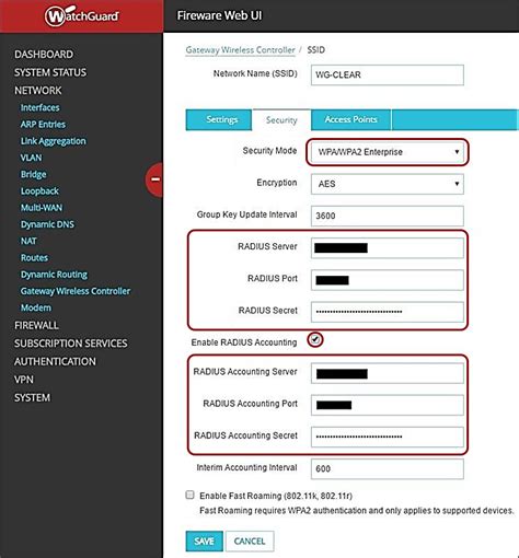 Wi Fi Employee Access Watchguard Firebox